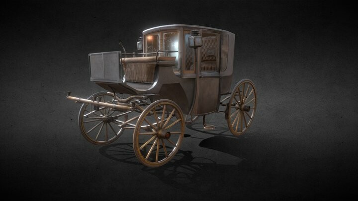 ArtStation - Double Brougham Carriage