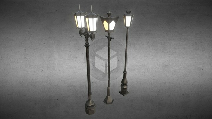 ArtStation - Gothic Lamps