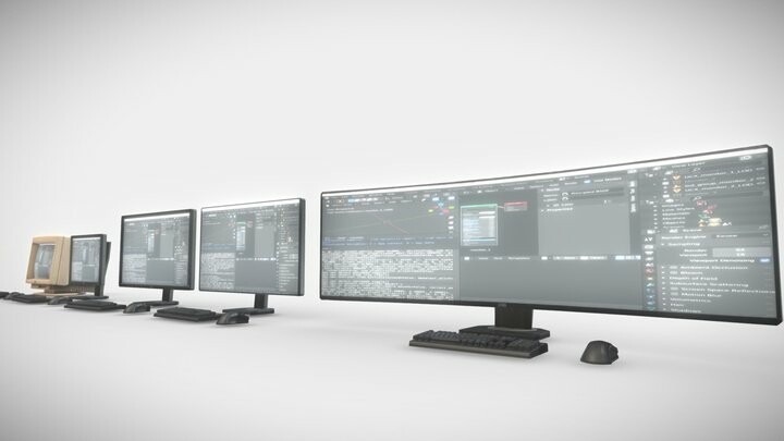 ArtStation - Monitor pack