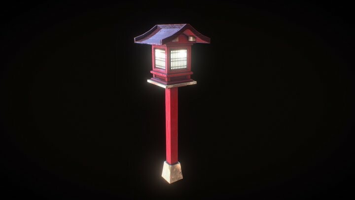 ArtStation - Japanese Shrine Lantern
