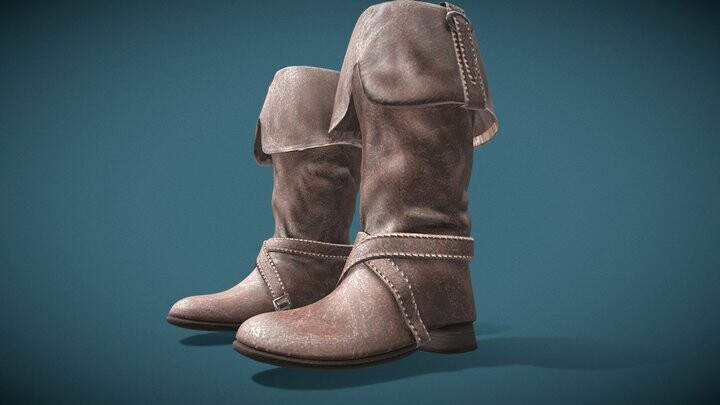 ArtStation - Pirate boots