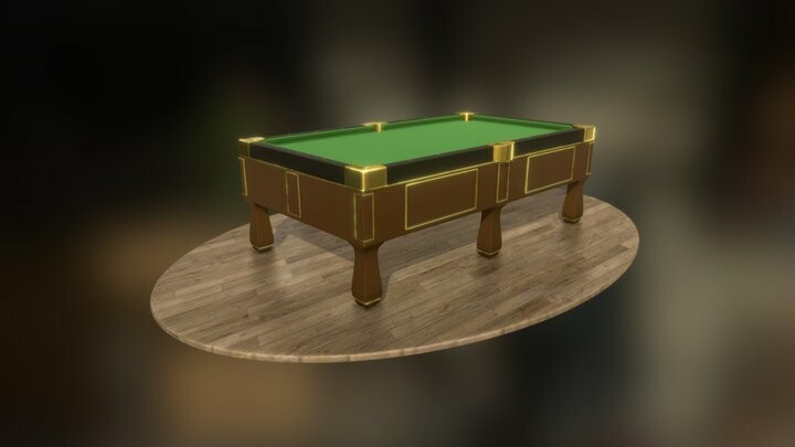 ArtStation - Pool Table