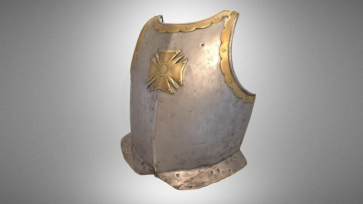 ArtStation - A breastplate – a prop | Free download CC0