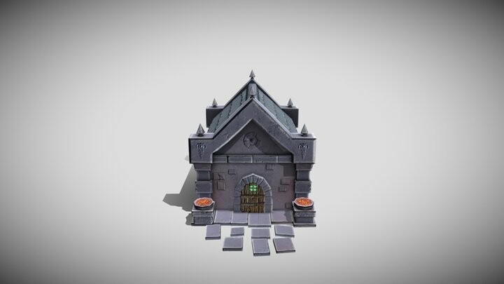 ArtStation - Stylized Mausoleum