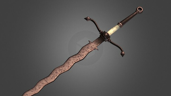 ArtStation - Ancient Flamberge