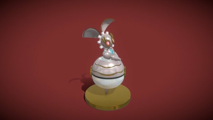 ArtStation - Magearna Pokemon Fan Art 3D Model