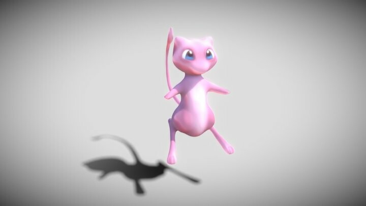ArtStation - Pokemon Mew 3D