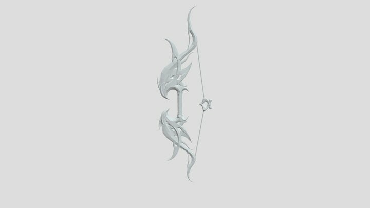 ArtStation - Spirit Blossom Kindred's Bow (Untextured)