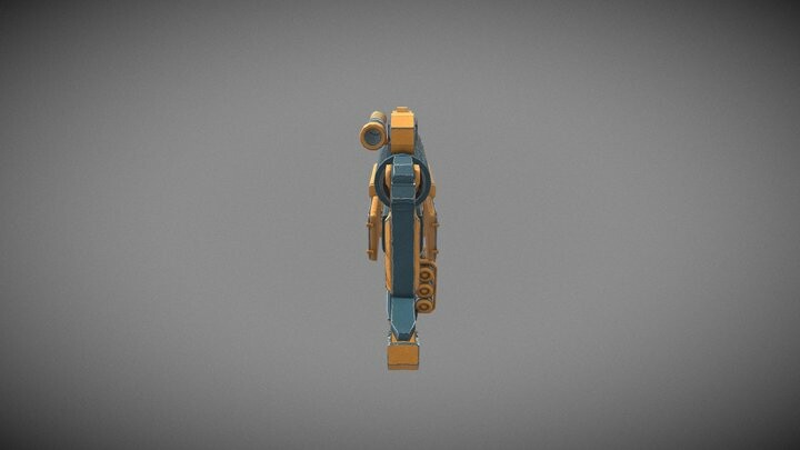 ArtStation - FUTURISTIC SYFY MACHINE GUN