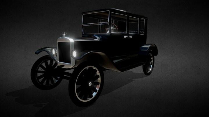 ArtStation - Model T style car