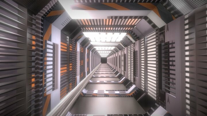ArtStation - Spaceship Corridor