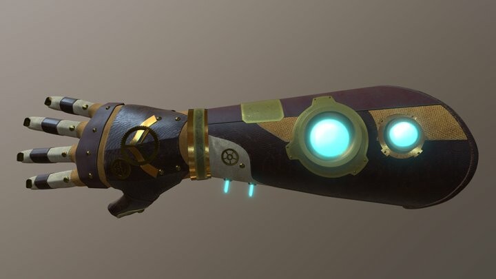 ArtStation - Steampunk Gauntlet