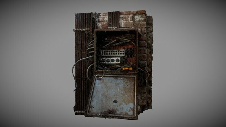 ArtStation - Battered Electric box