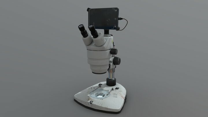 ArtStation - Lab Microscope