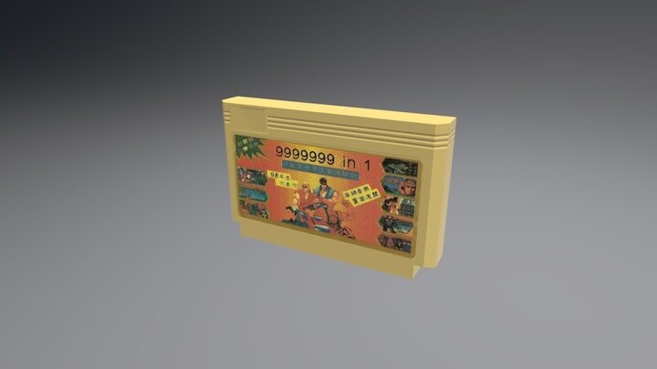 ArtStation - Famicom Cartridge