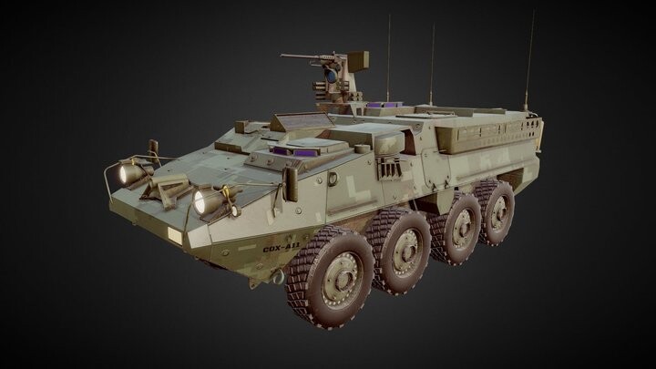 ArtStation - M1126 Stryker IFV
