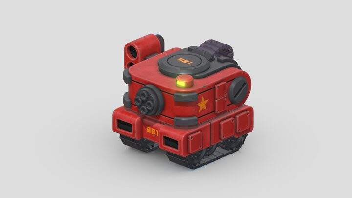 ArtStation - Box Battalion Tank by Shaun Mooney