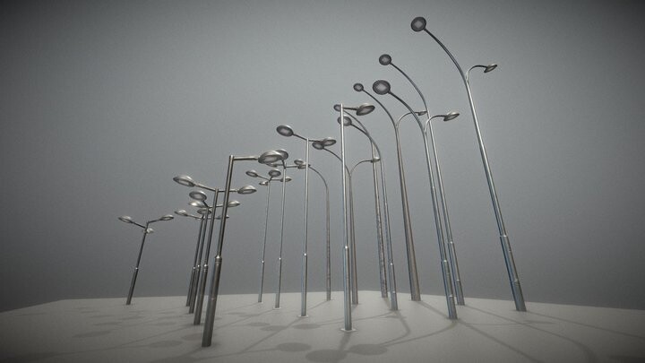 ArtStation - Street-Light 15 All Versions