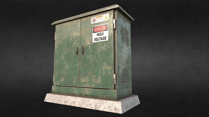 ArtStation - Exterior Electrical Power Box