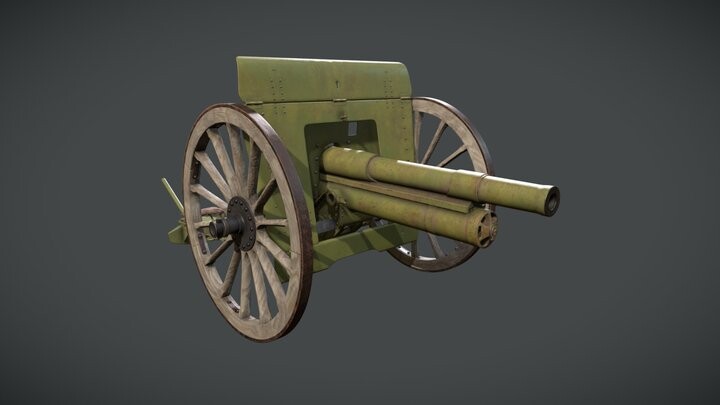 ArtStation - 76 mm divisional gun M1902