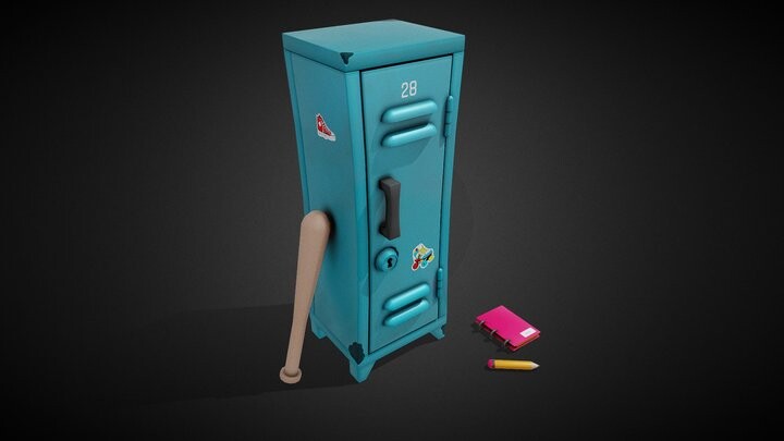 ArtStation - Stylized Locker