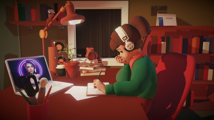 ArtStation - 🎧 LO-FI STUDY GIRL CHALLENGE