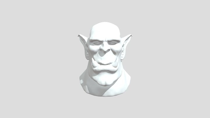 ArtStation - Orc head