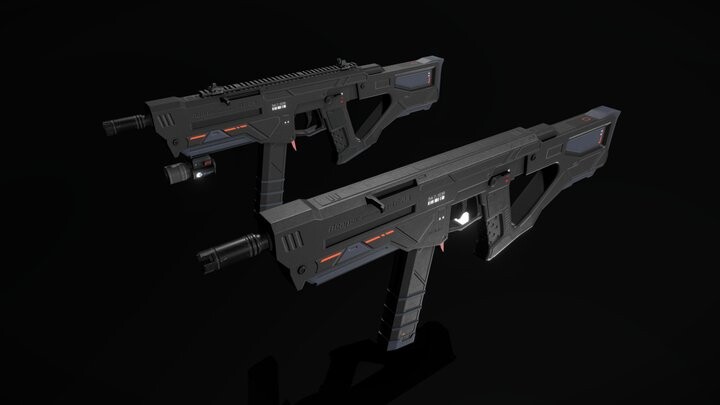 ArtStation - Scifi SMG FTF 23