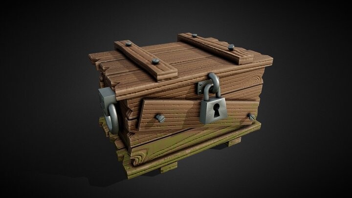 ArtStation - Stylized Crate