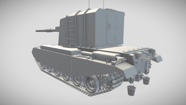 ArtStation - British historic tank FV4005 Stage 2