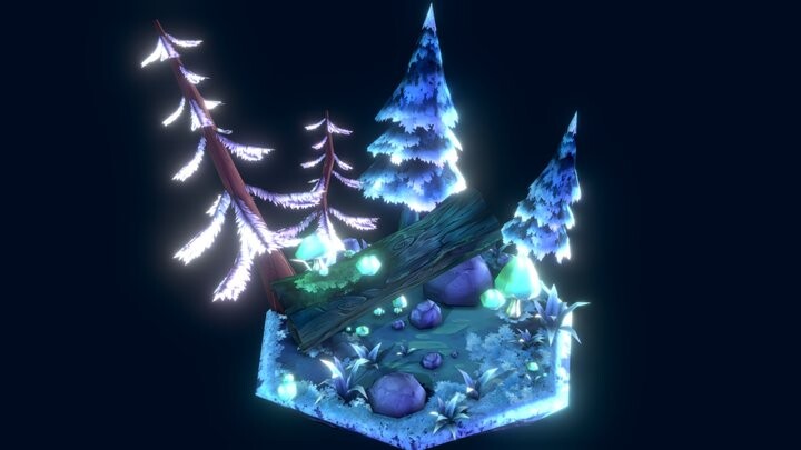 ArtStation - Forest Hand-Paint Texture