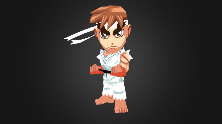 ArtStation - Puzzle Fighter Ryu