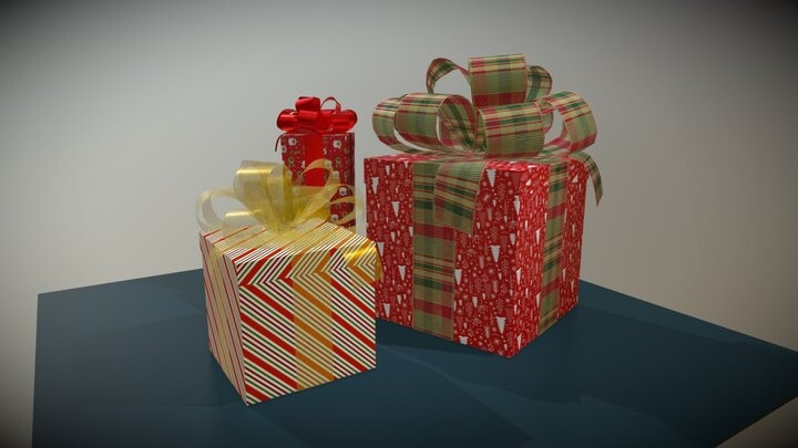 ArtStation - Christmas Gift Boxes