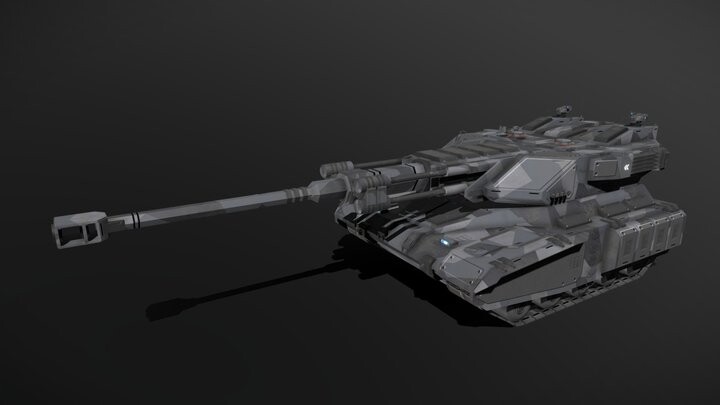 ArtStation - Scifi Hellfire Heavy Artillery