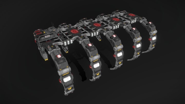 ArtStation - Spaceship Shipyard Class III