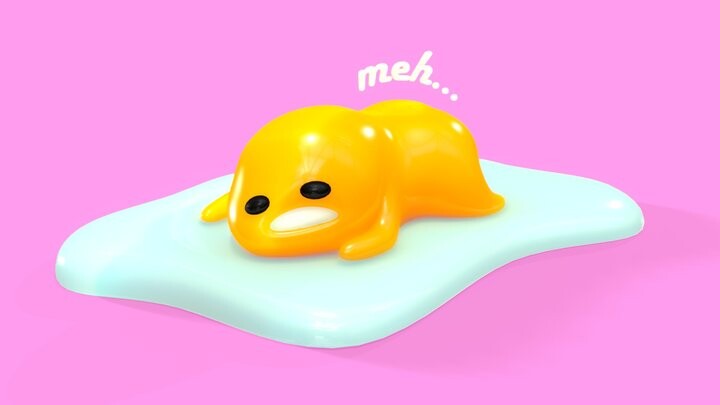 ArtStation - Gudetama's Hard Morning