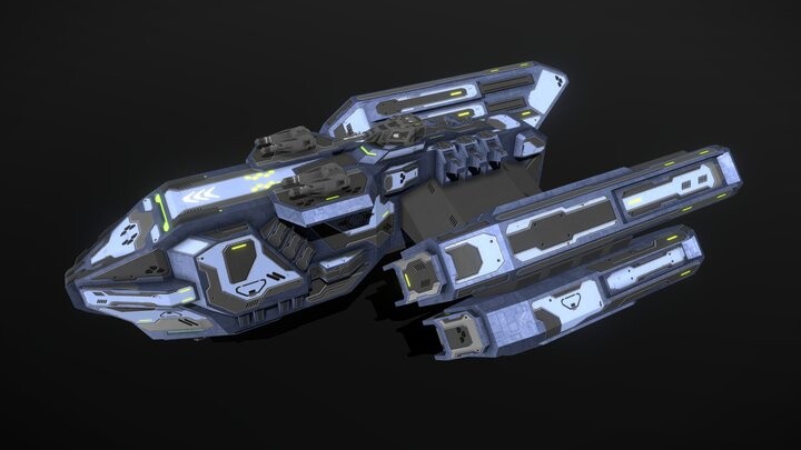 ArtStation - Enkar Republic Destroyer Henkor