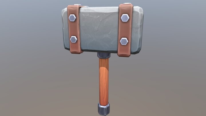 ArtStation - Stylized Hammer