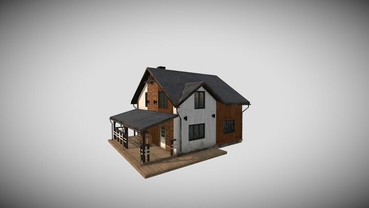 ArtStation - 3D-house (GAME-READY)