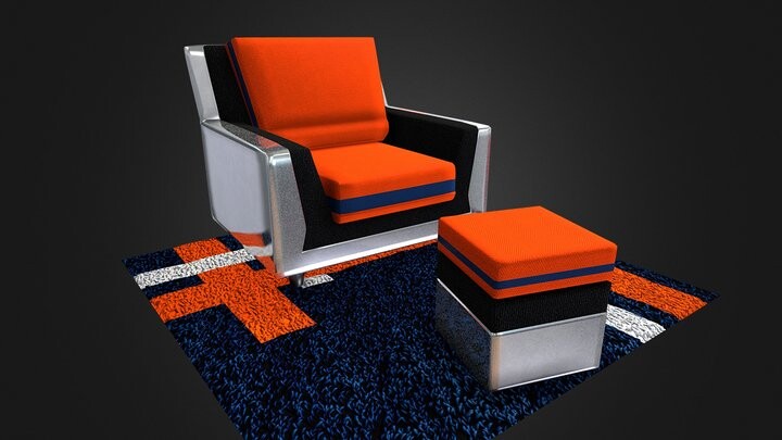 Canary Games - Retro Vintage Armchair