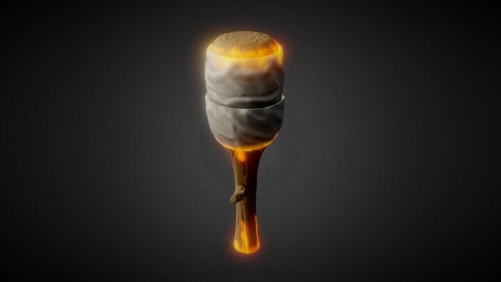ArtStation - Stylized Torch