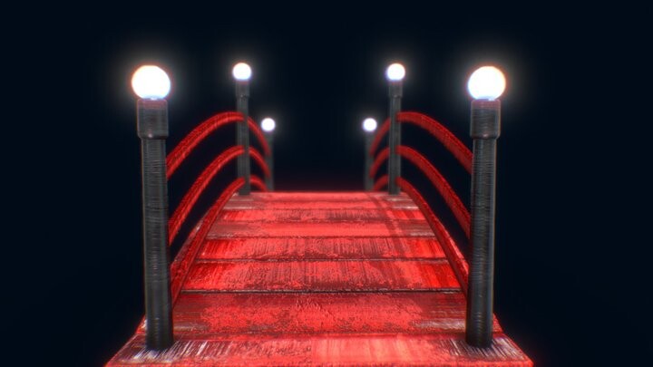 ArtStation - Japanese Bridge