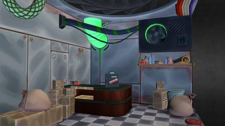 ArtStation - Pawn shop, and contents