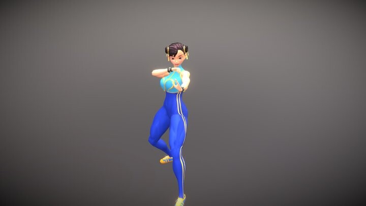 ArtStation - Animated Chun-Li for research and test