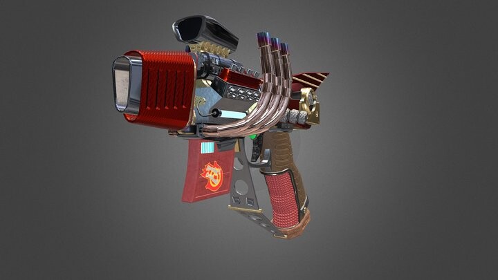 ArtStation - Hot Rod Gun