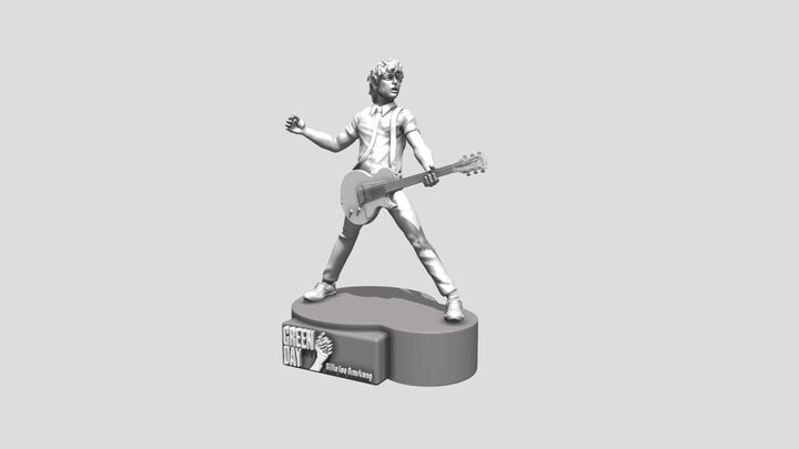 ArtStation - GREEN DAY - BILLIE JOE ARMSTRONG 3D PRINTING