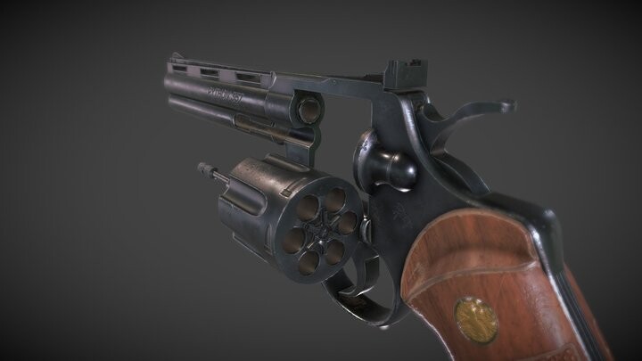 ArtStation - Colt Python 357 magnum