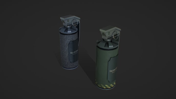 ArtStation - Granada Militar - military grenade Free