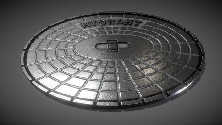 ArtStation - Sewer Cover 2