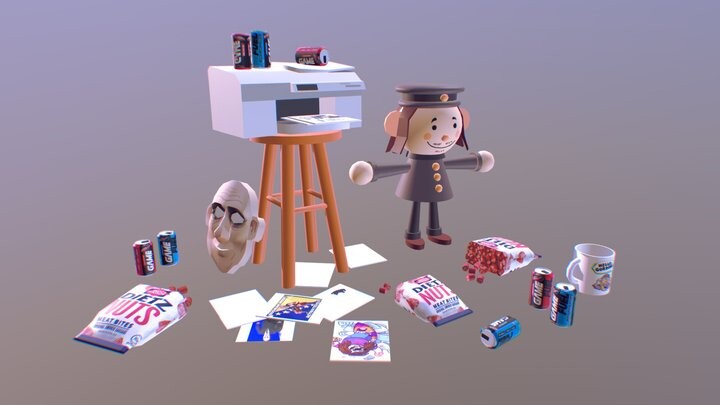 ArtStation - Wayneremembrance VRChat World Props